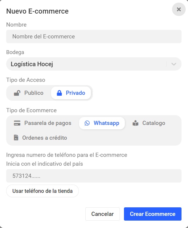 E-commerce - Wahio Suite